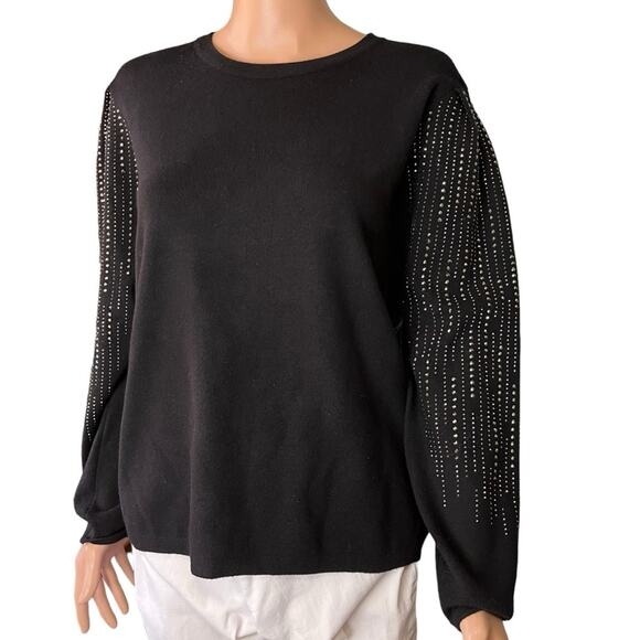 Liv Milano | Sweaters | Liv Milano New With Tags Sweater Silver Studded ...